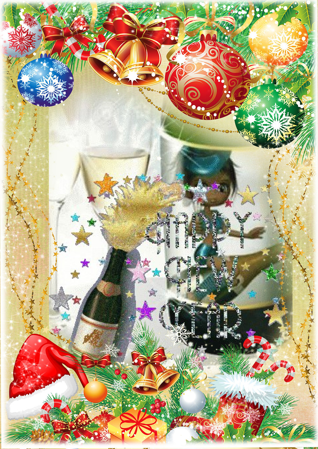 Photo frames. New Year story | 47433810