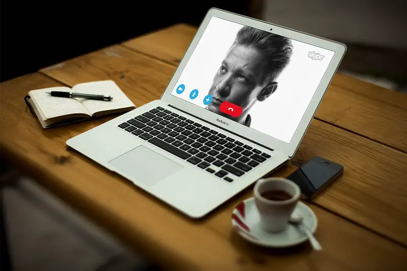 Photo effects. MacBook Air. Video call | 53799043