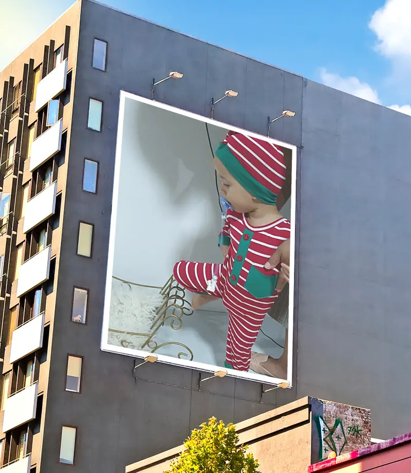 Photo effects. Huge billboard with a picture of you | 57933782